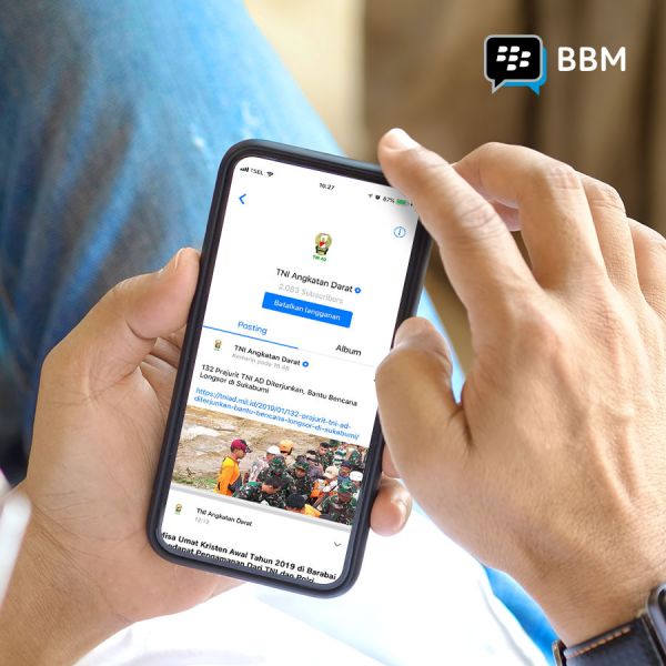 Berinovasi di Era Digital TNI AD Luncurkan Akun Resmi BBM - LIPUTAN.CO.ID