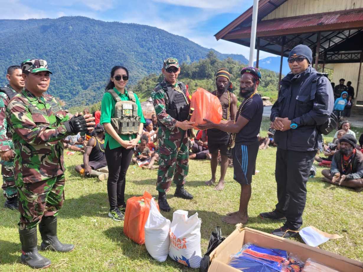 Dandim 1714/Puncak Jaya Kunker Ke Distrik Yambi Papua - LIPUTAN.CO.ID