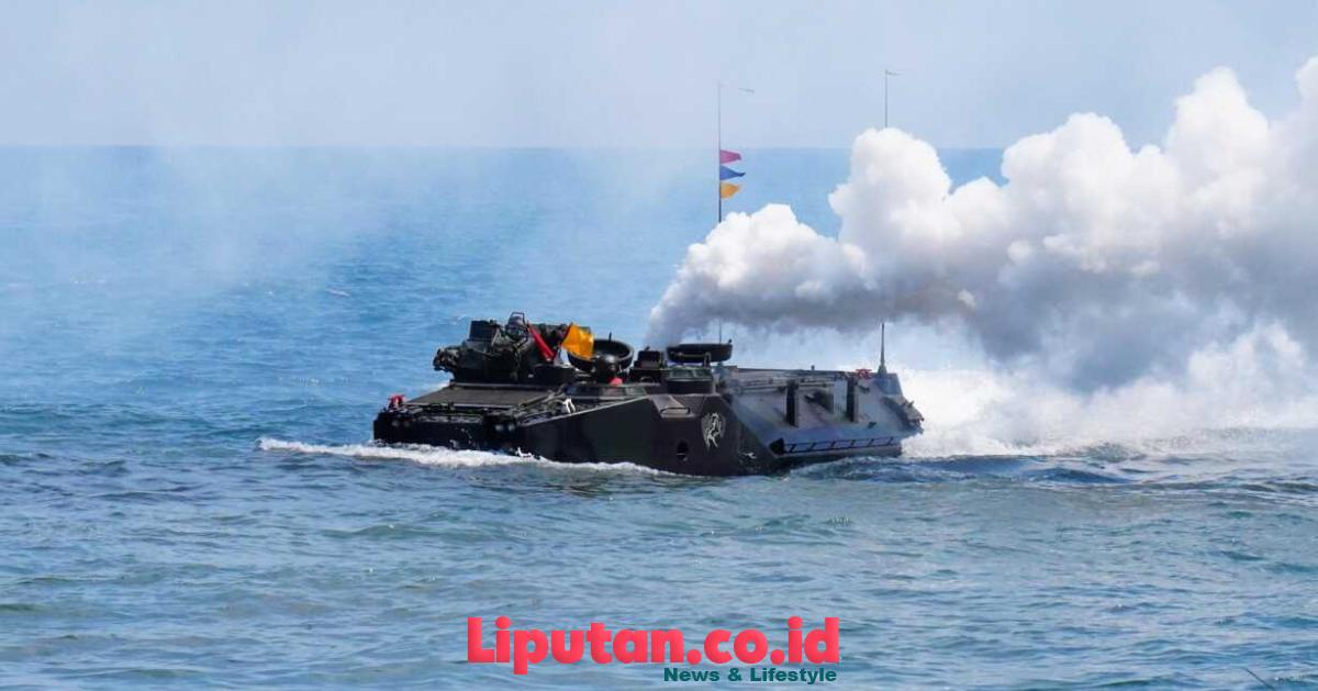 Pendaratan Pasukan Gabungan Multinasional Tandai Operasi Amfibi Di ...